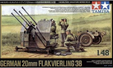 Battle-Models > 1:48 Tamiya 32554 German 20mm Flakvierling 38